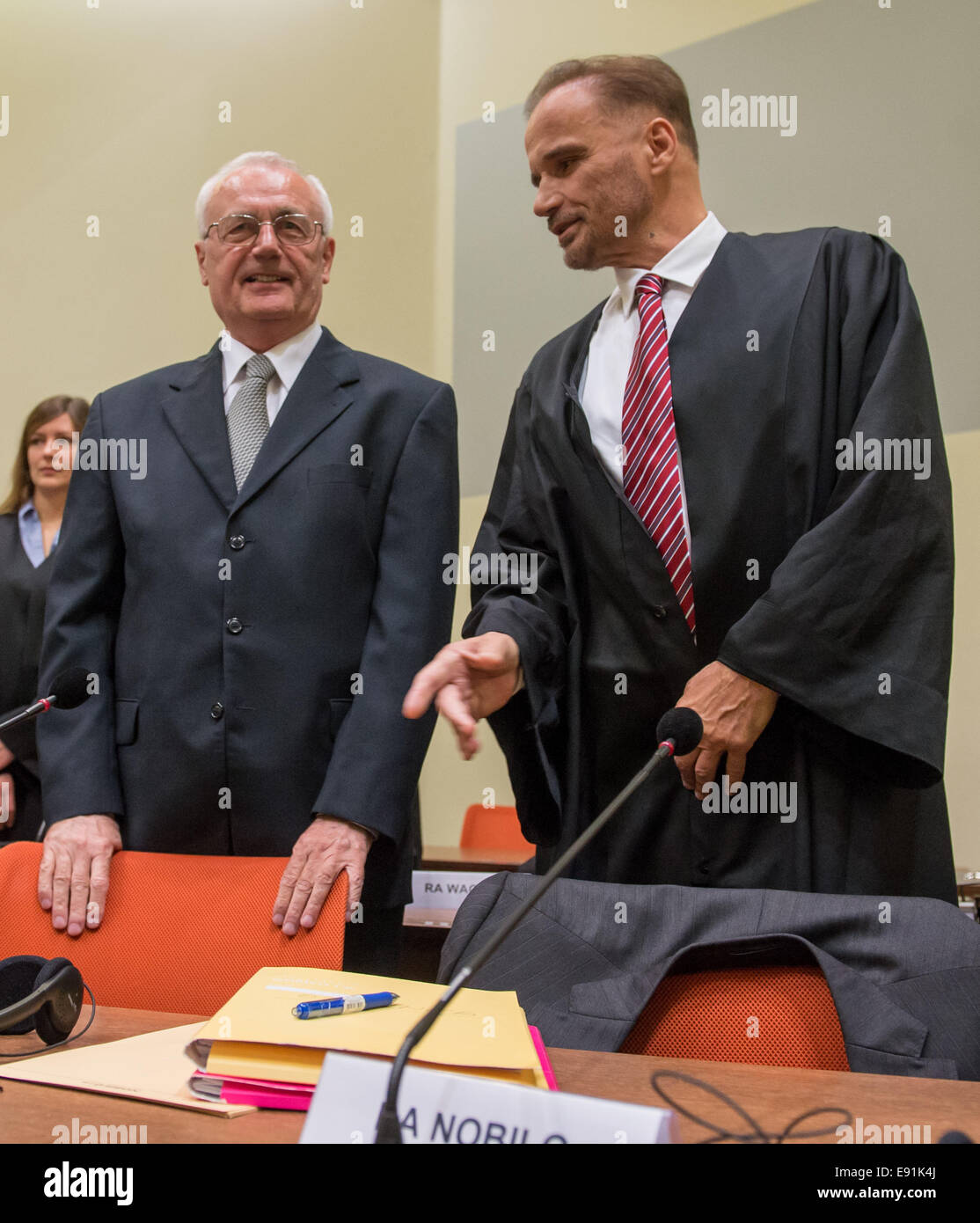 Munich, Germany. 17th Oct, 2014. Former Yugoslavian secret service ...