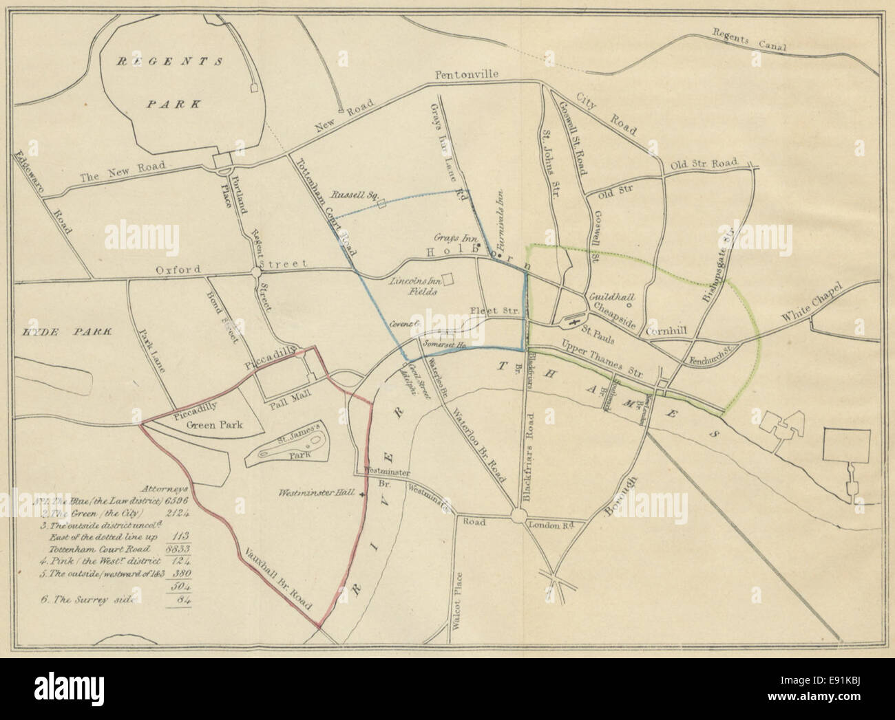 London 1840 hi-res stock photography and images - Alamy