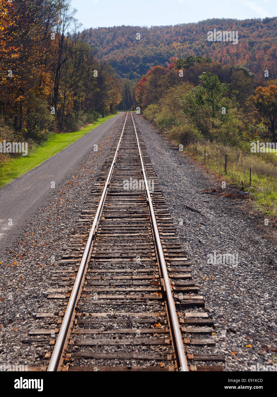 Railway tracks sleepers hi-res stock photography and images - Alamy