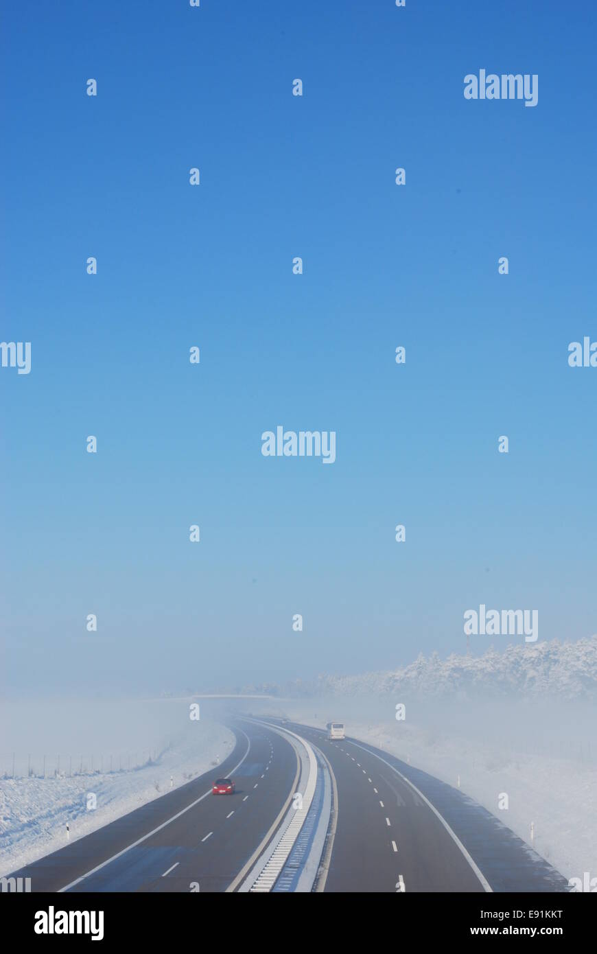 Frosty highway hi-res stock photography and images - Alamy