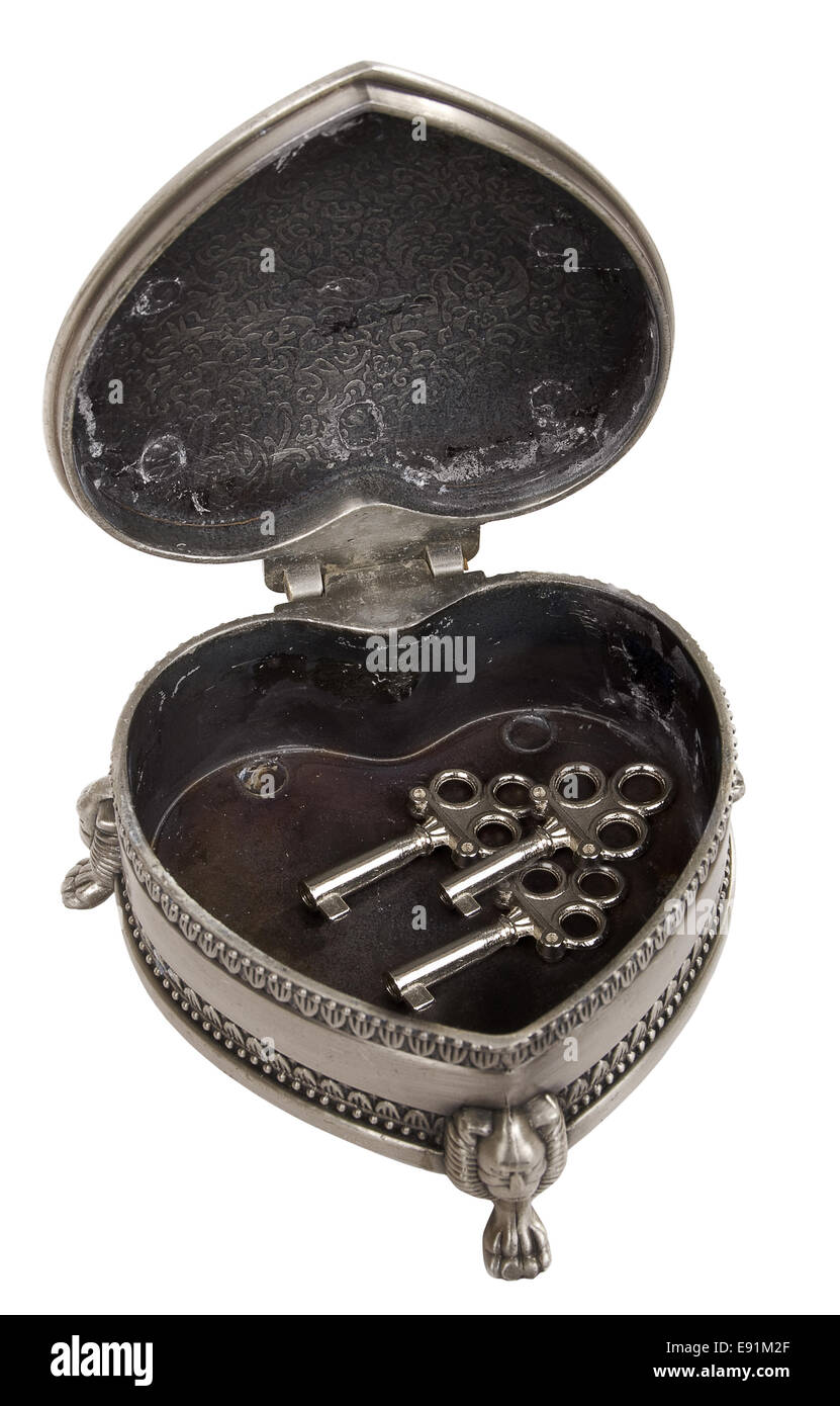 Old Jewelry Box Stock Photo - Alamy