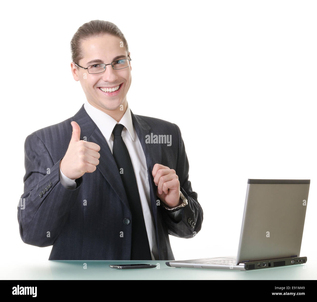 Contentment executive hi-res stock photography and images - Alamy