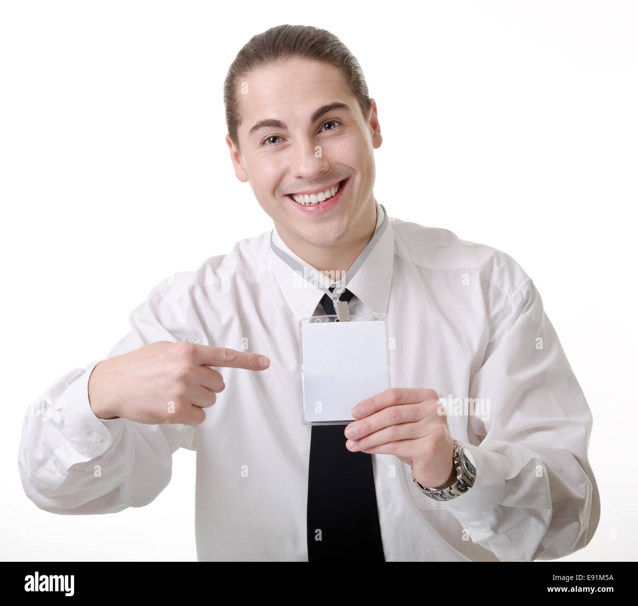 portrait of a clerk Stock Photo - Alamy