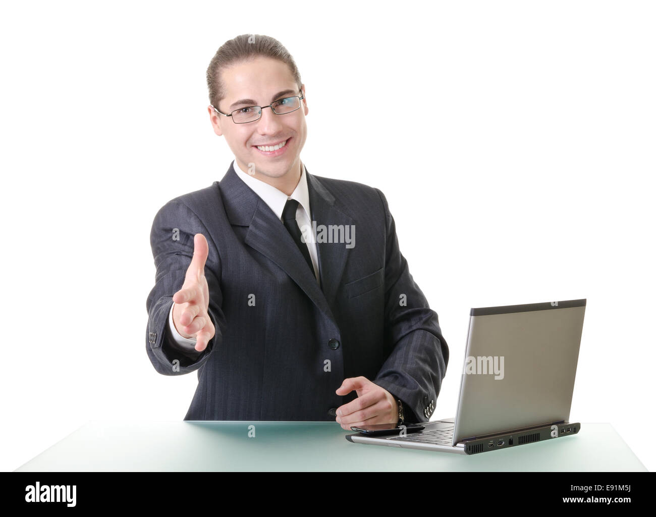 Handshake commercial hi-res stock photography and images - Alamy