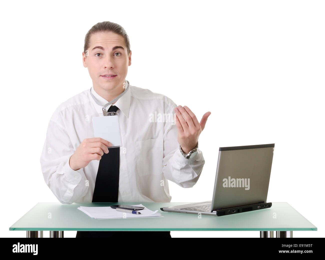 Clerk badge hi-res stock photography and images - Alamy