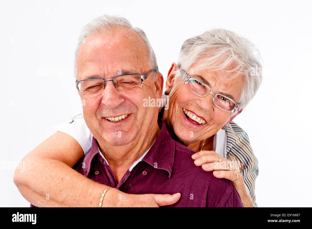 Happy older couple Stock Photo - Alamy