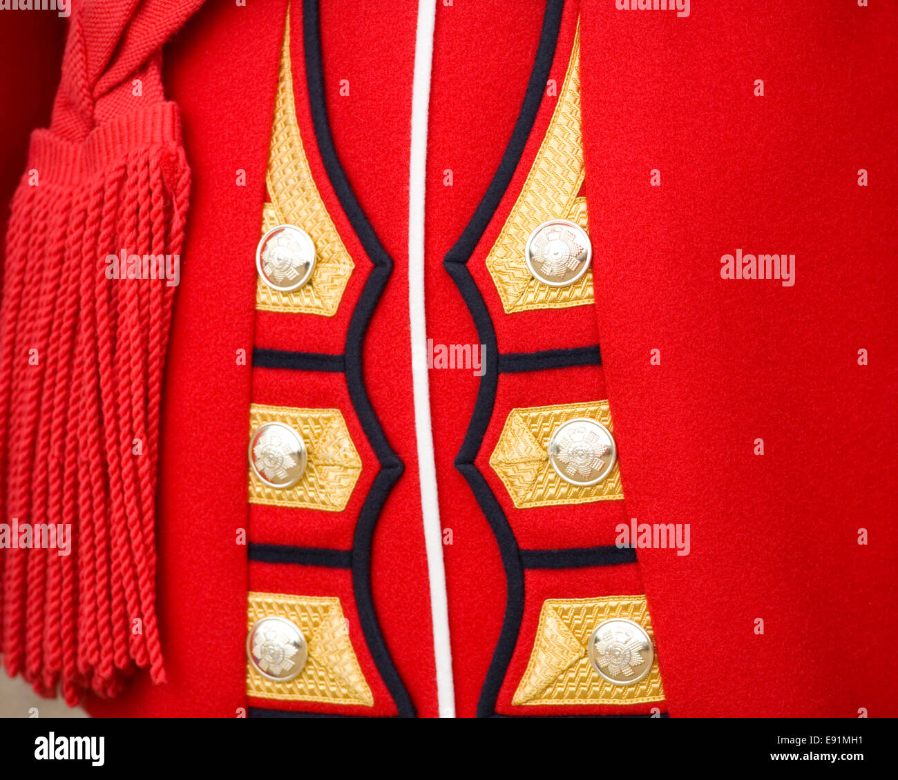 British army uniform red coat hi-res stock photography and images - Alamy