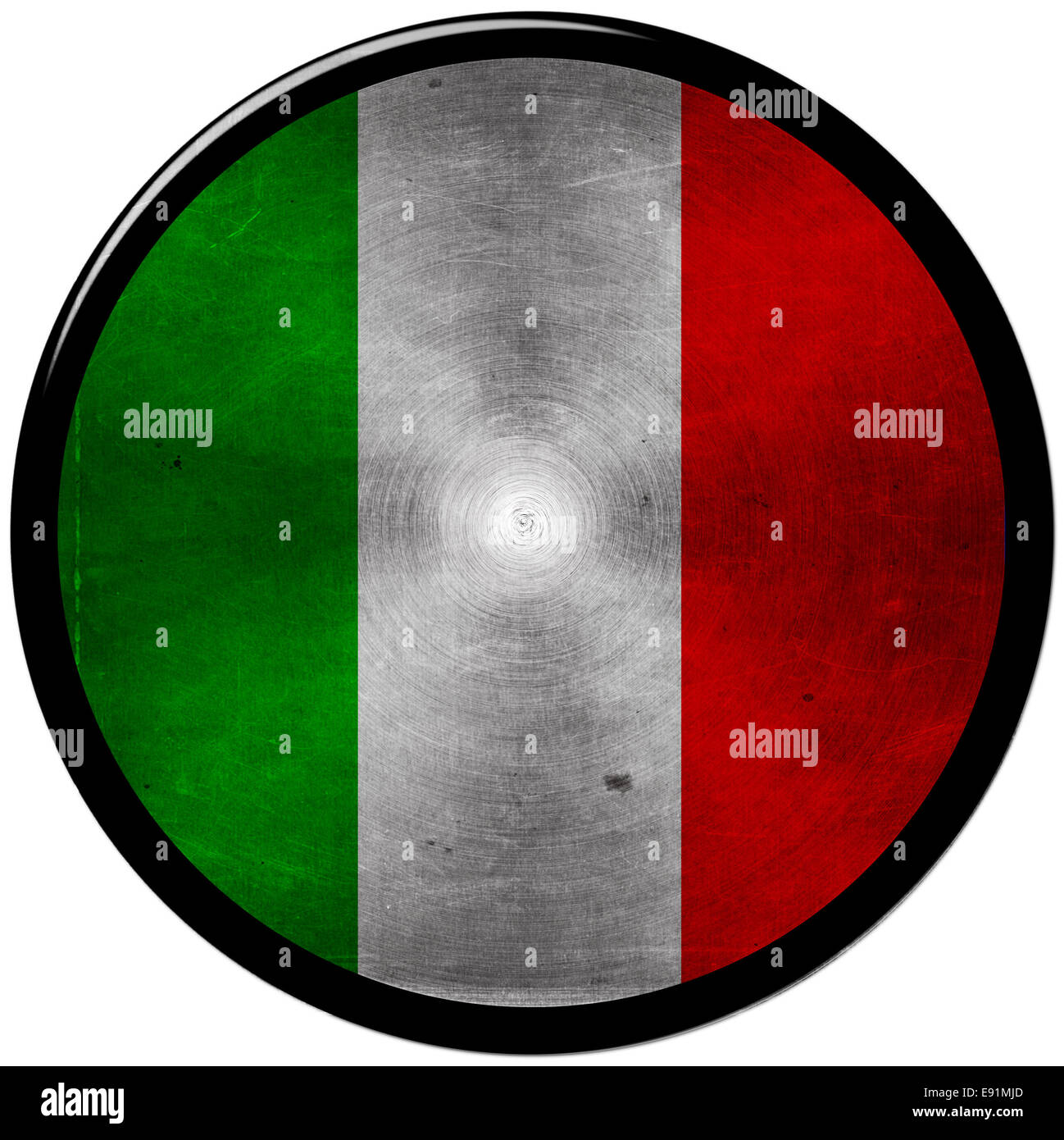 Italian metallic button Stock Photo - Alamy