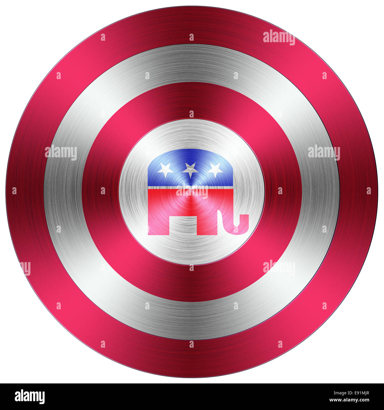republican metallic button Stock Photo - Alamy