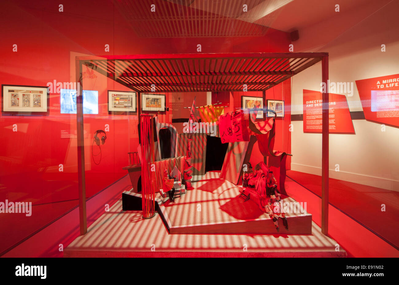 V&A, London, UK. 17th October, 2014. Russian Avant-Garde Theatre: War ...