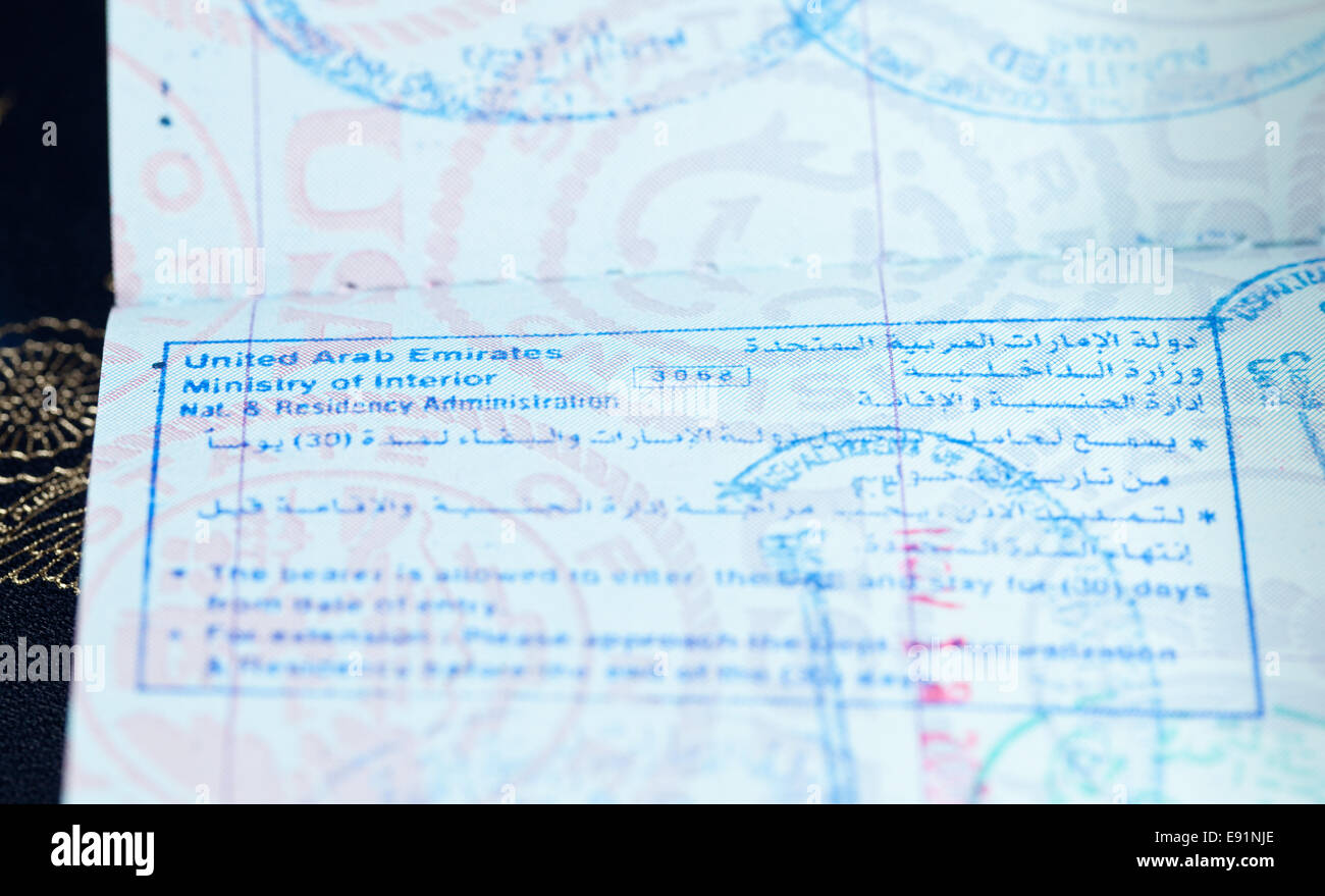 Visa immigration passport stamps hi-res stock photography and images ...