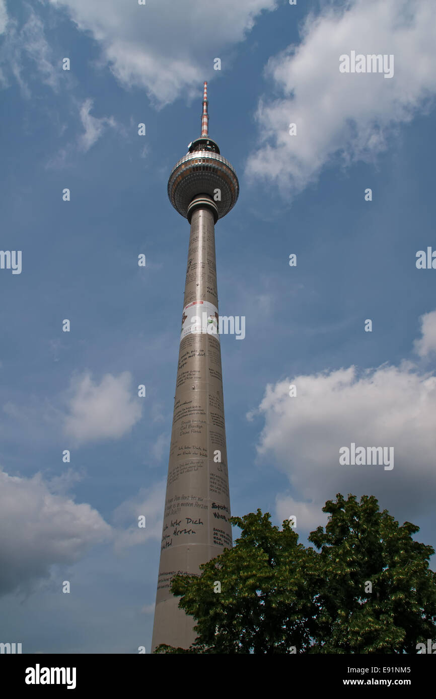 Television tower Alex in Berlin Stock Photo - Alamy
