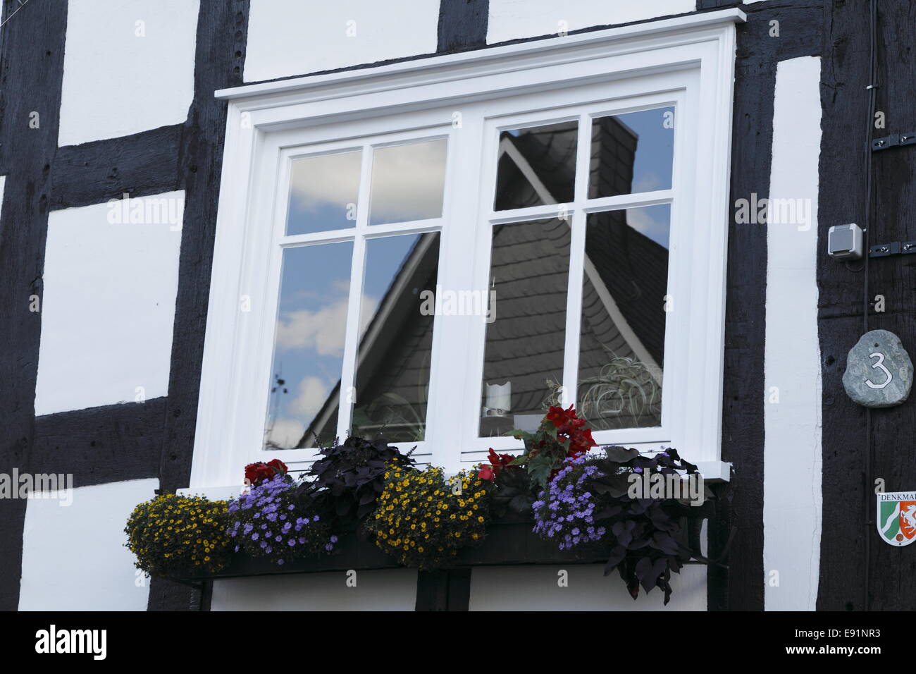 Window of a Framework-house Stock Photo - Alamy