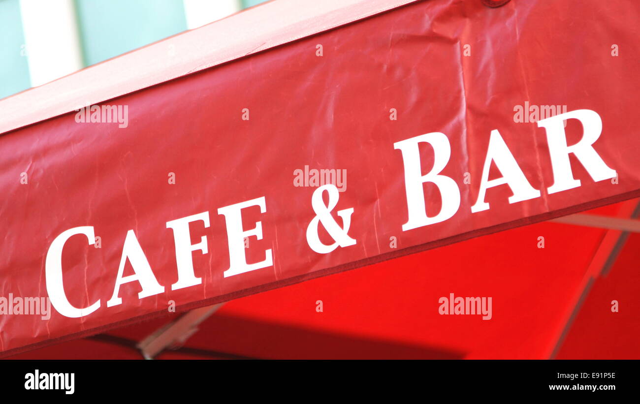 cafe and bar Stock Photo - Alamy