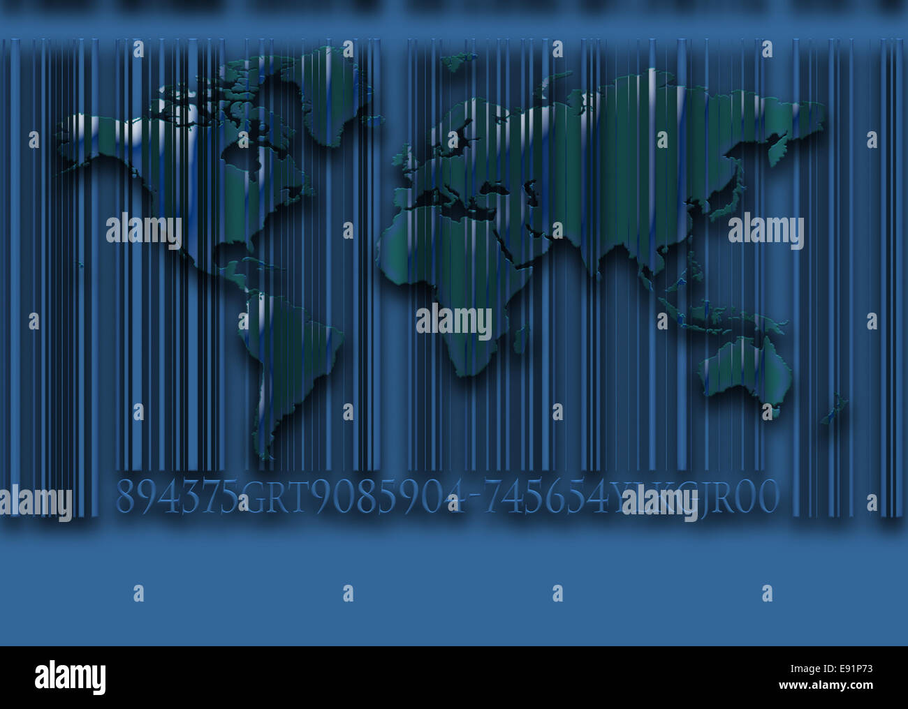 The World With A Bar Code Stock Photo Alamy the-world-with-a-bar-code-stock-photo-alamy