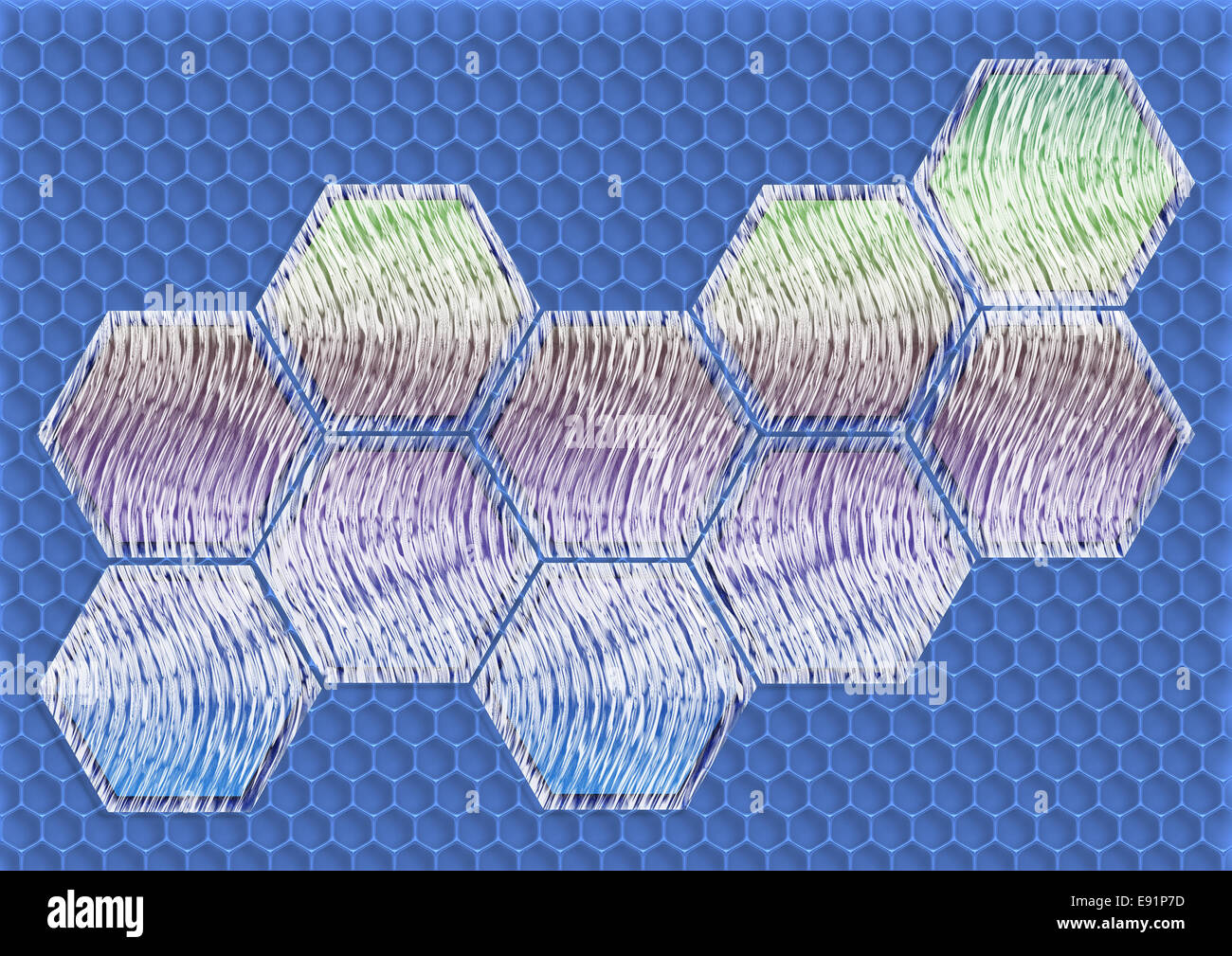 Abstract hexagonal background hi-res stock photography and images - Alamy