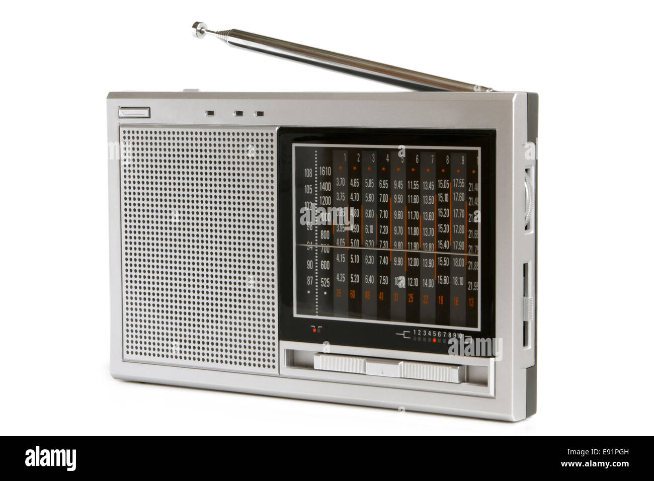 Portable transistor radio set hi-res stock photography and images - Alamy