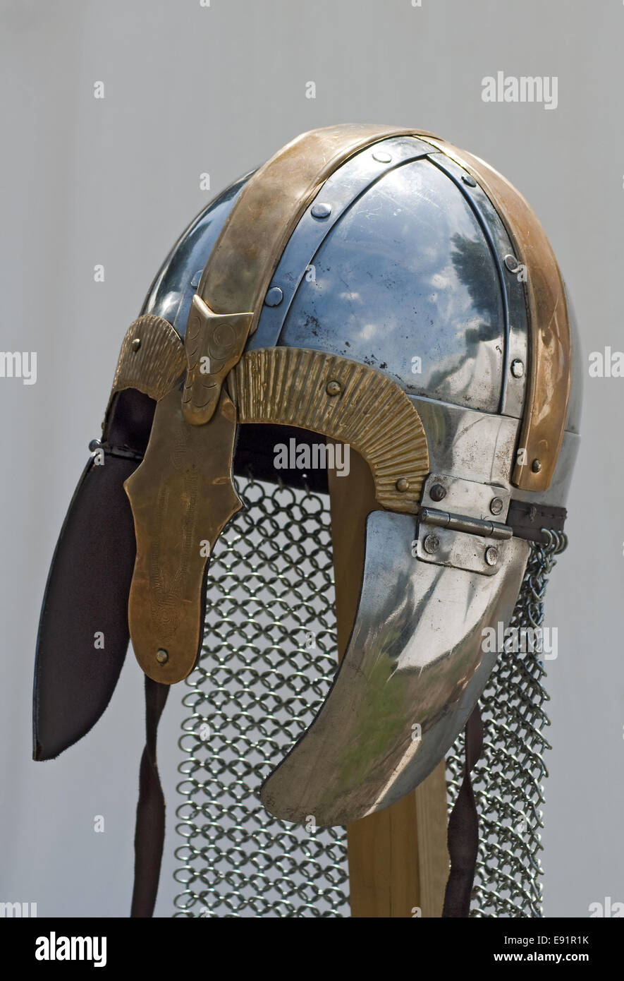Helm from the middle ages Stock Photo - Alamy