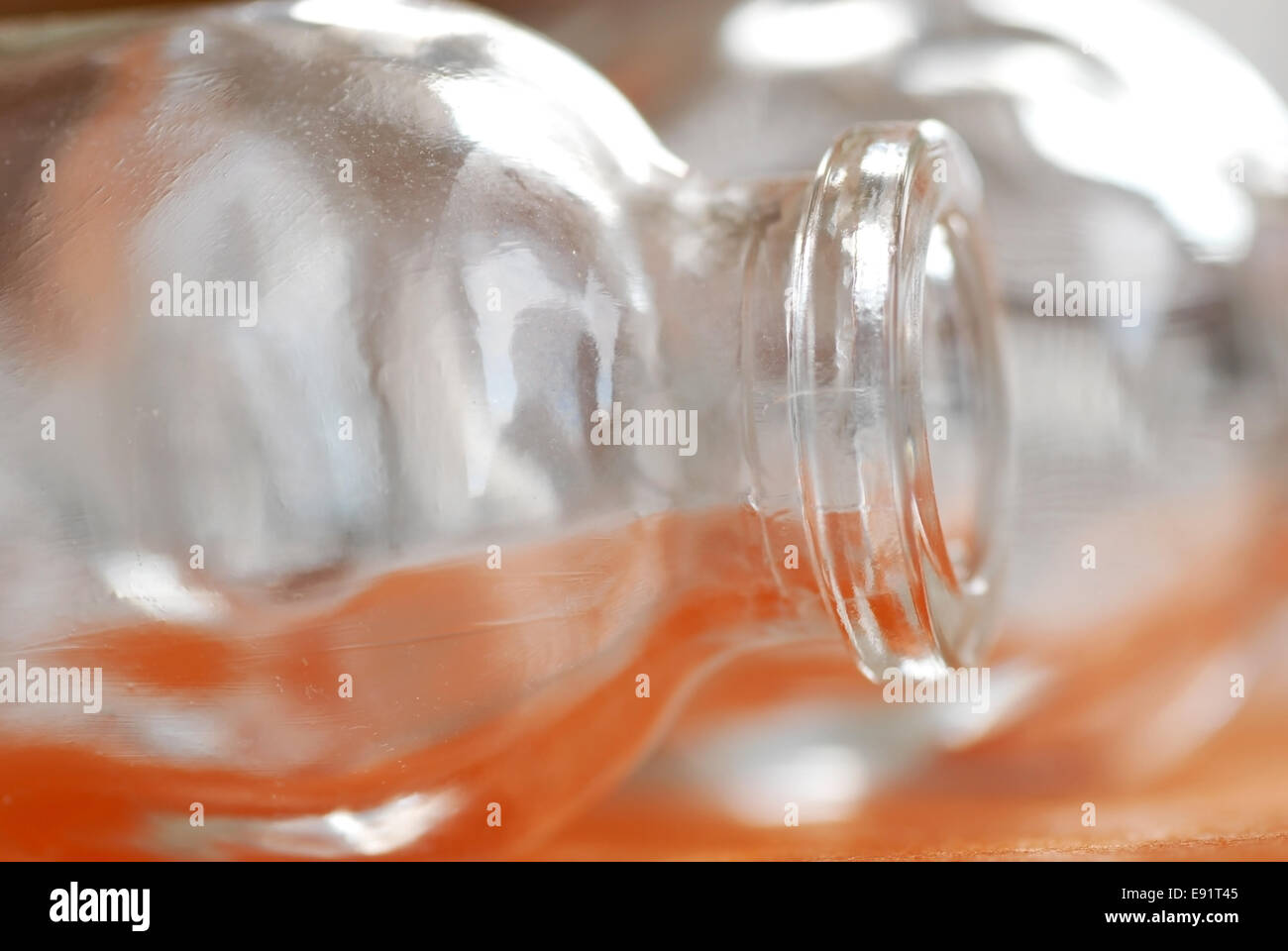 Two glass bottles Stock Photo - Alamy
