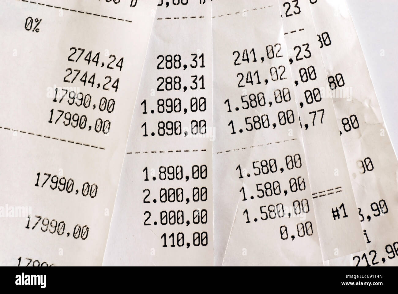 Paid cash money bill bills hi-res stock photography and images - Alamy