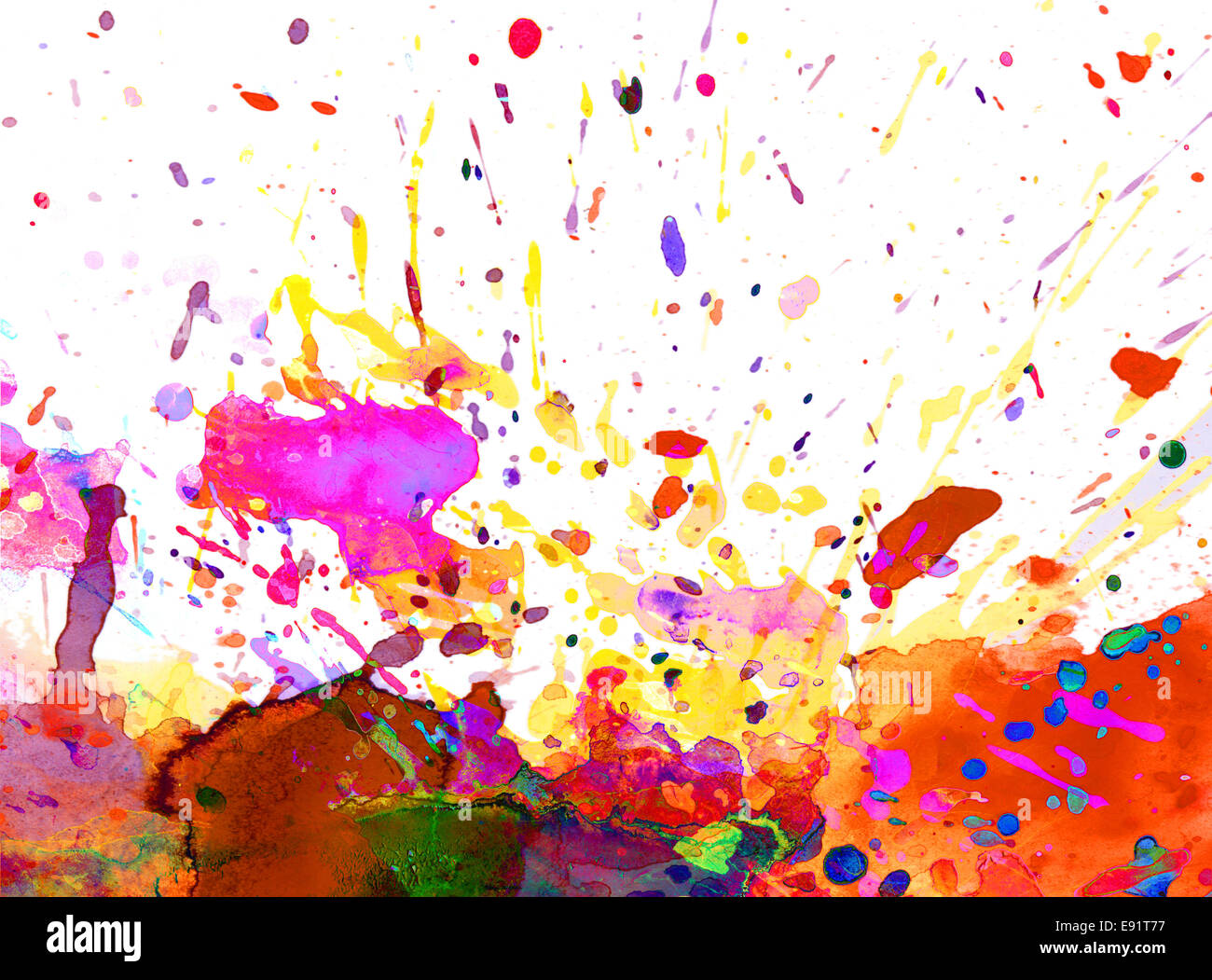 abstract background - paint splatters Stock Photo - Alamy