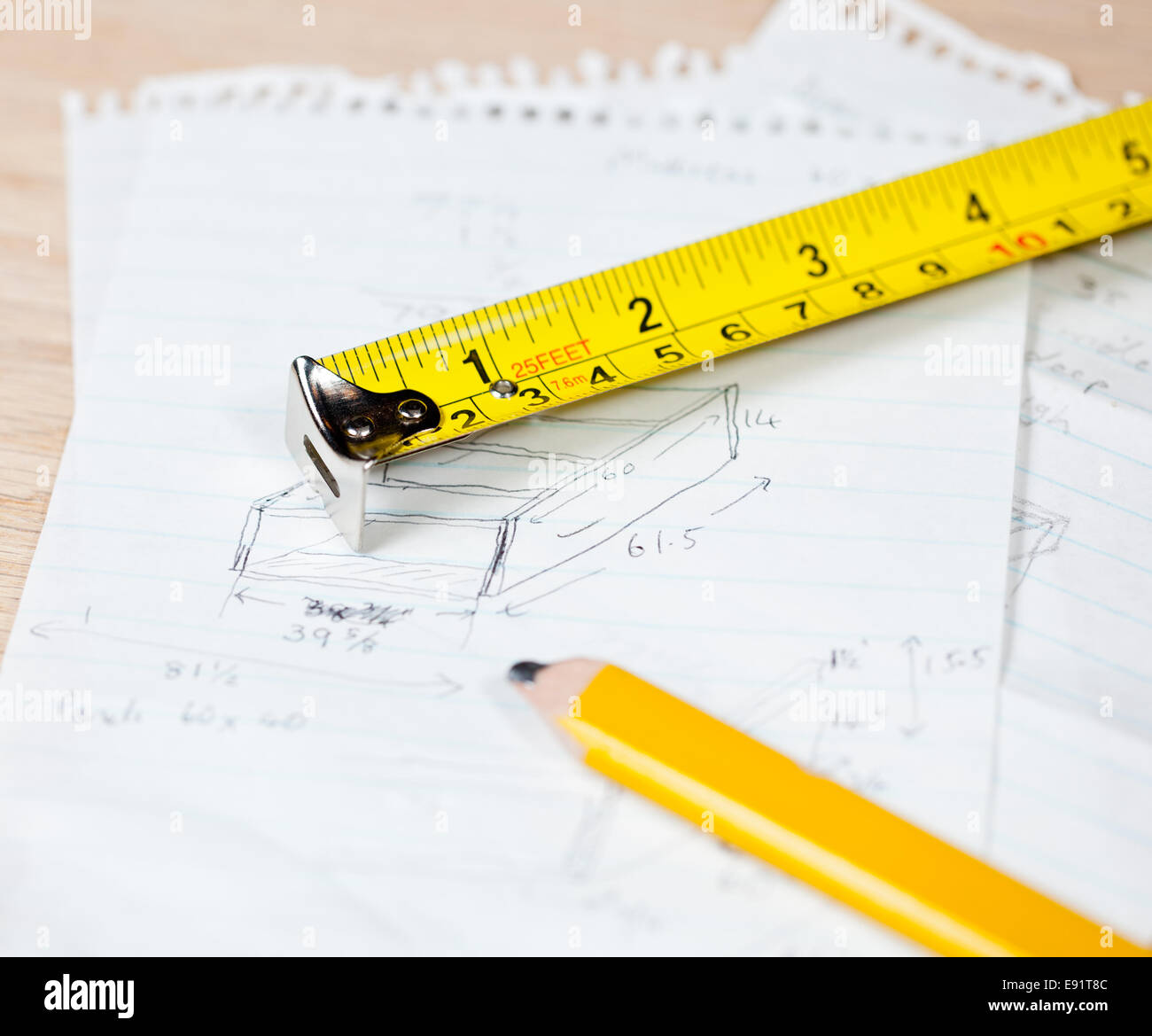 Steel rule ruler hi-res stock photography and images - Alamy
