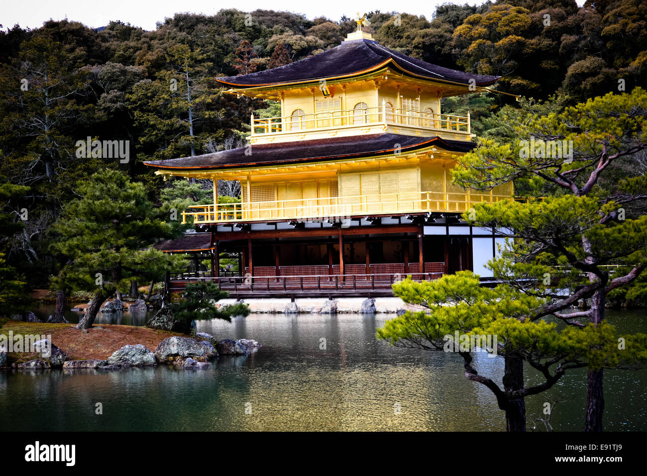 Golden Temple Kyoto World Heritage Stock Photo - Alamy
