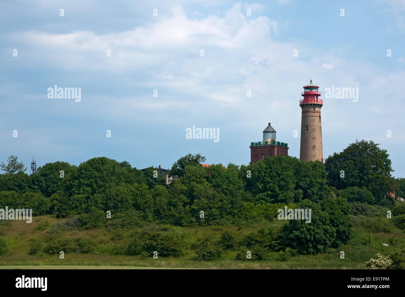 Lighthouses, Cape Arcona, Ruegen, Germany Stock Photo - Alamy
