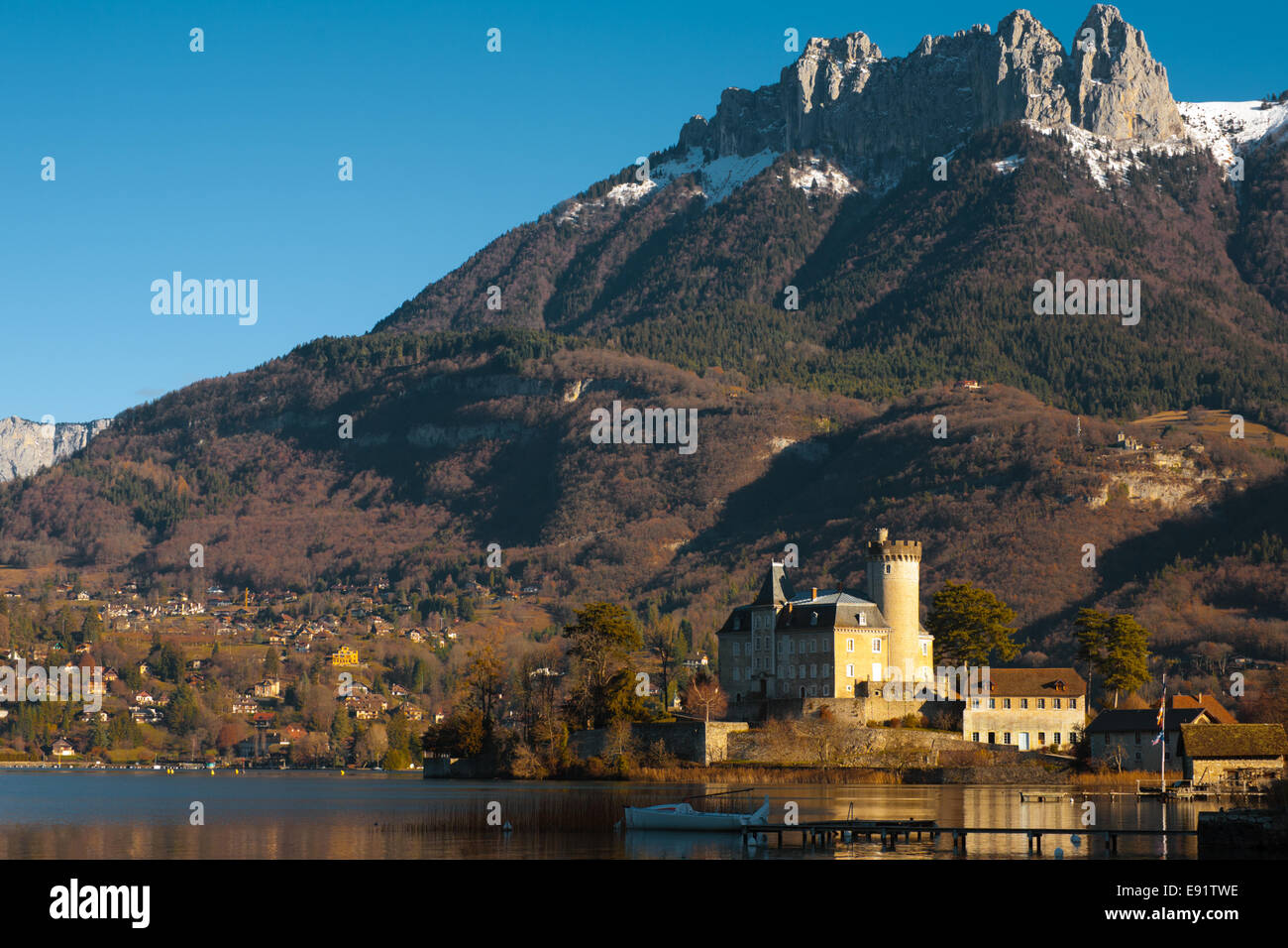 Castle French Alps Horizontal Stock Photo - Alamy