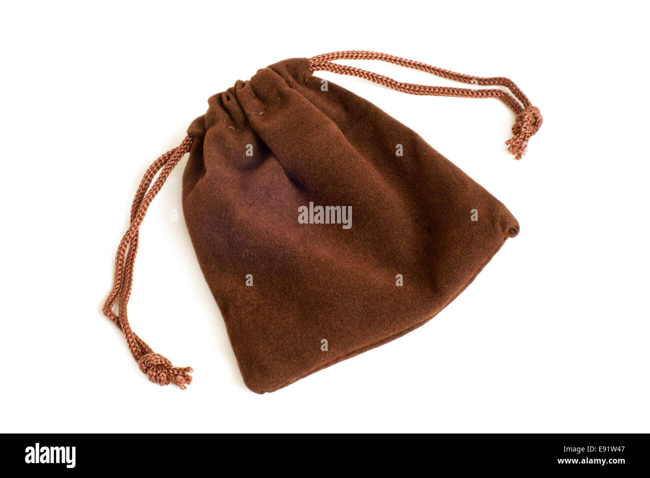 White drawstring fabric pouch hi-res stock photography and images - Alamy