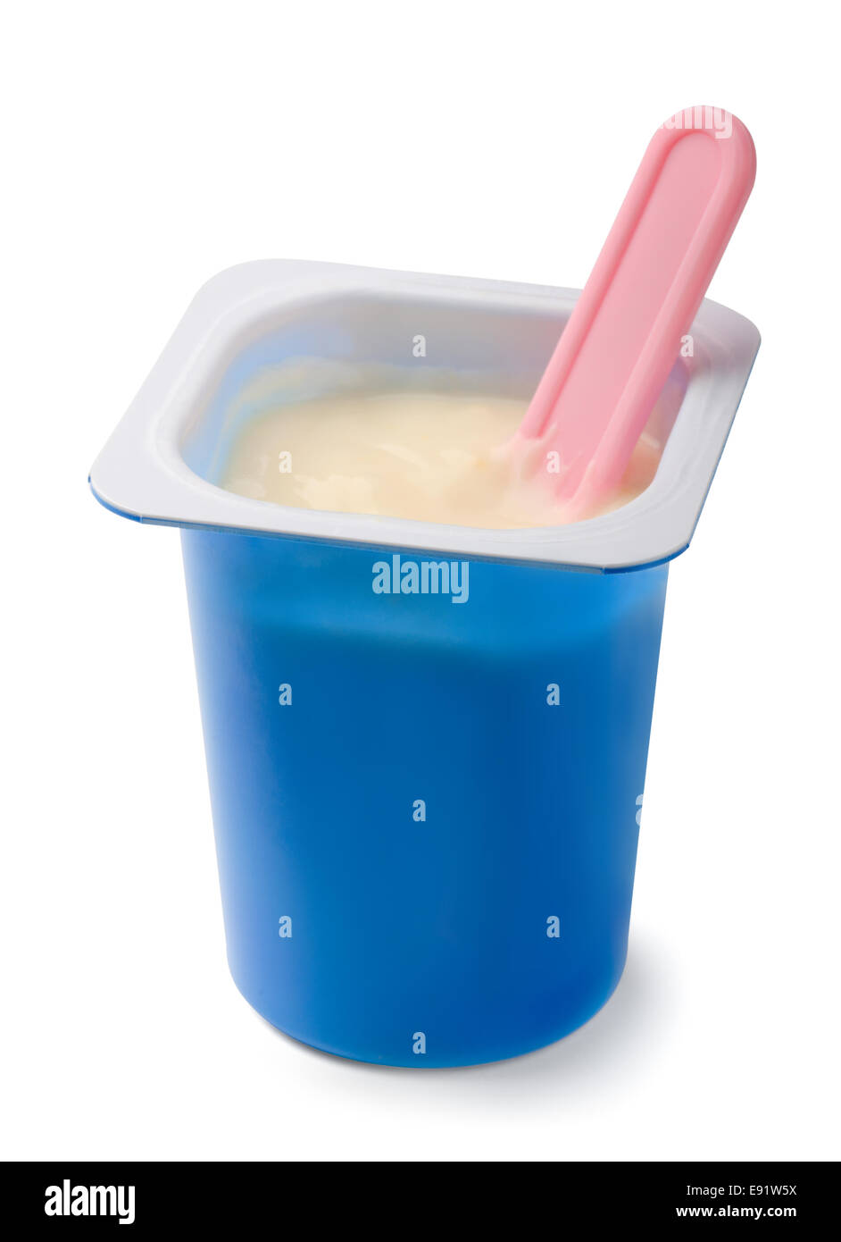 Open plastic jar yogurt hi-res stock photography and images - Alamy