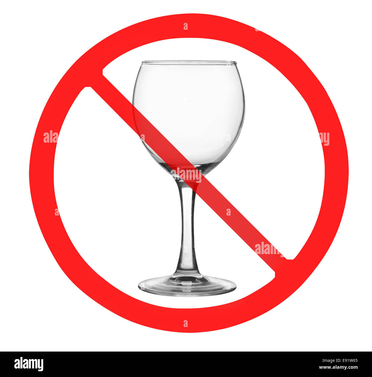 Alcohol restriction sign Cut Out Stock Images & Pictures - Alamy