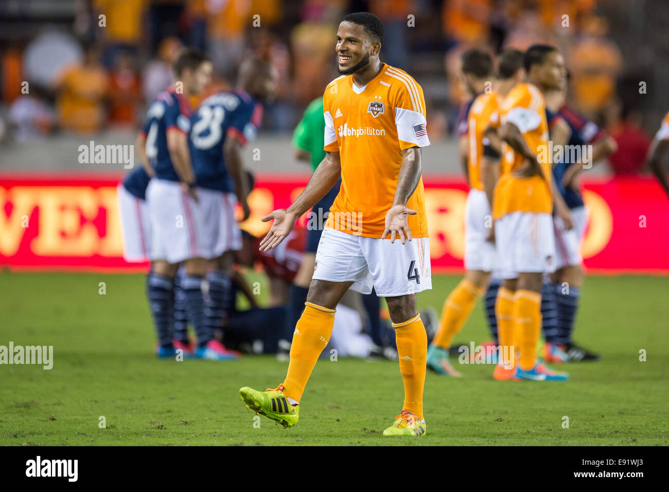 Houston, Texas, USA. 16th Oct, 2014. Houston Dynamo defender Jermaine ...