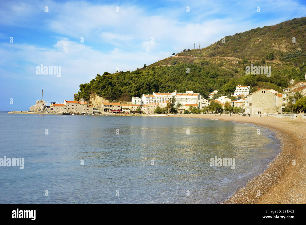 Petrovac sand beach montenegro hi-res stock photography and images - Alamy