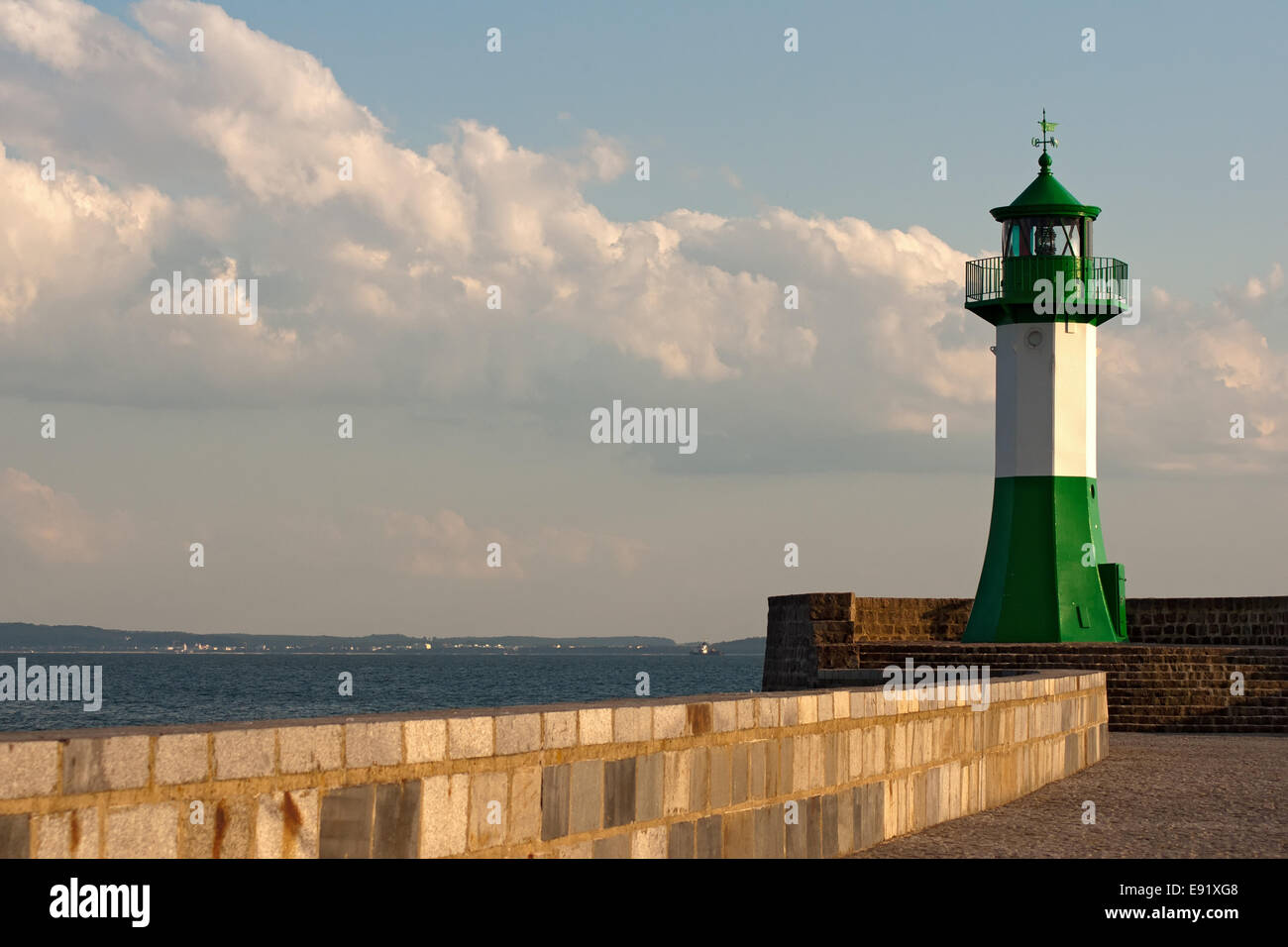 The lighthouse in Sassnitz, Ruegen, Germany Stock Photo - Alamy