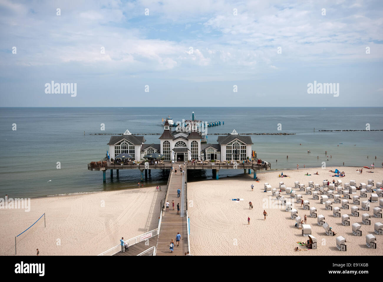 Pier of Sellin, Ruegen, Germany Stock Photo - Alamy