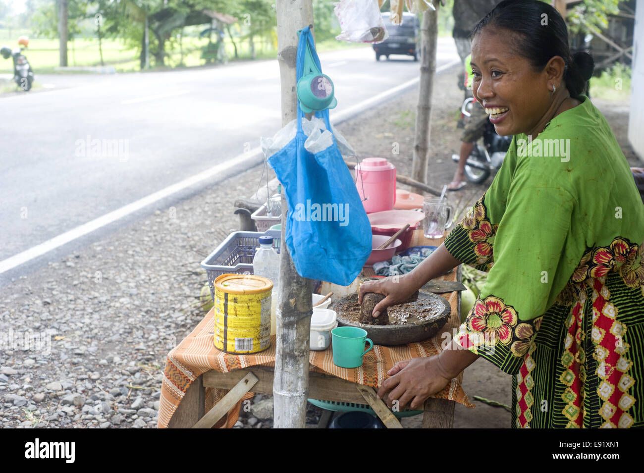 Fast food in Indonesia Stock Photo - Alamy