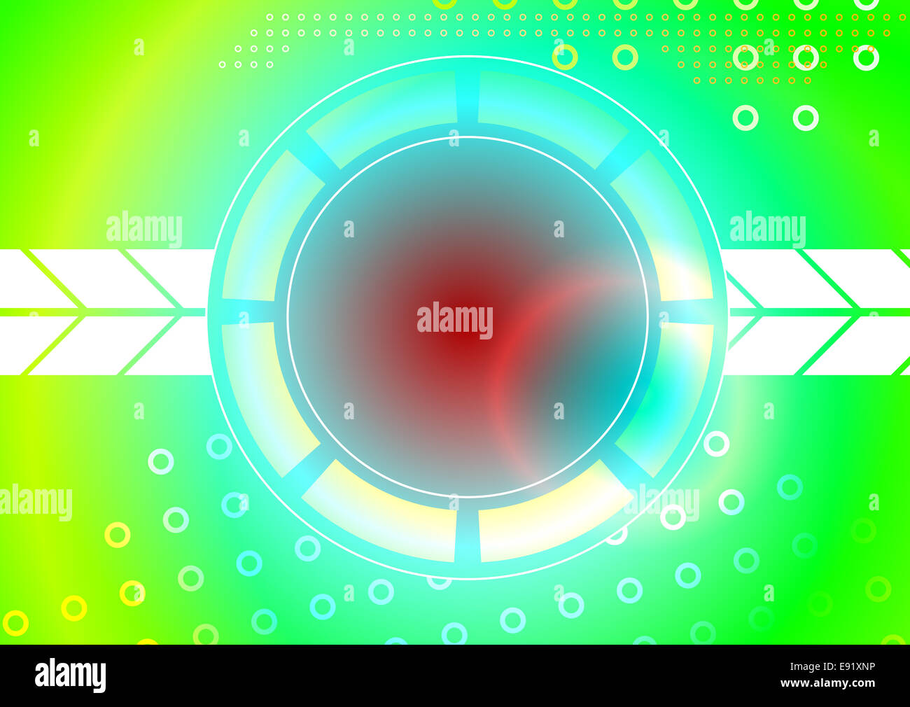 Bright multi-coloured technical background: circle Stock Photo - Alamy