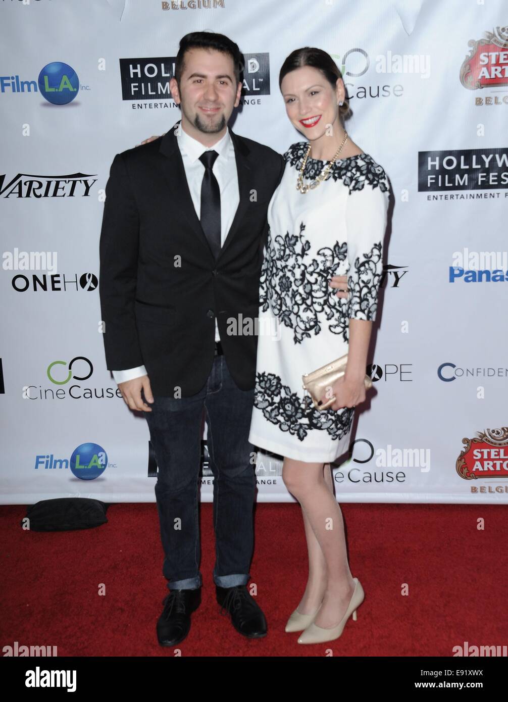Los Angeles, CA, USA. 16th Oct, 2014. Tommy Avallone, Alicia Avallone ...