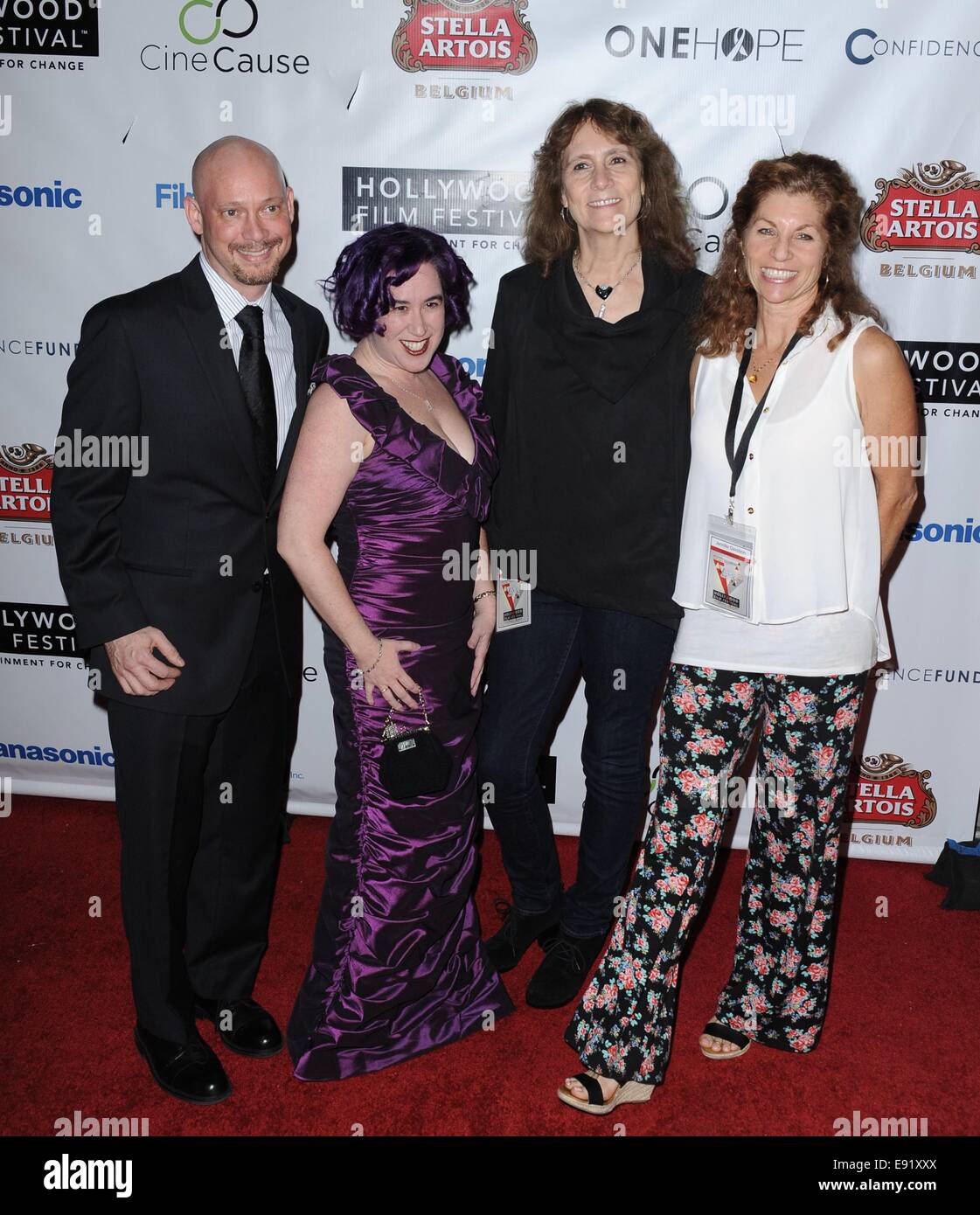 Los Angeles, CA, USA. 16th Oct, 2014. John Mecholsky, Eve Burns ...