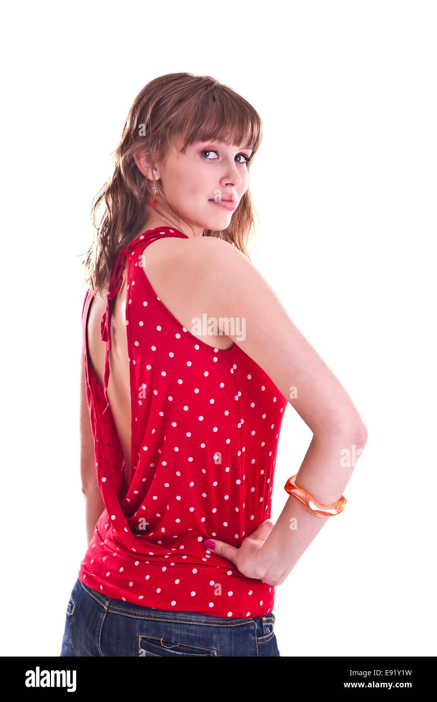Spotted blouse hi-res stock photography and images - Alamy