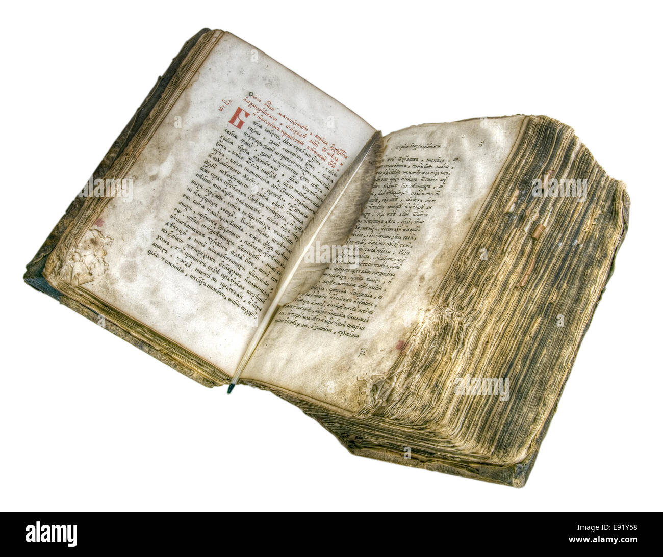 The ancient book Stock Photo - Alamy