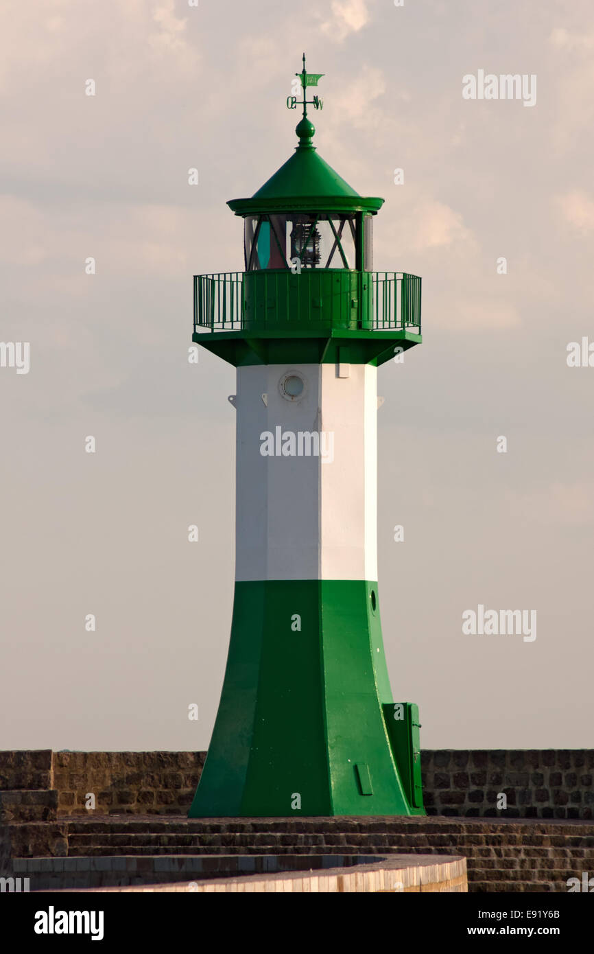 The lighthouse in Sassnitz, Ruegen, Germany Stock Photo - Alamy