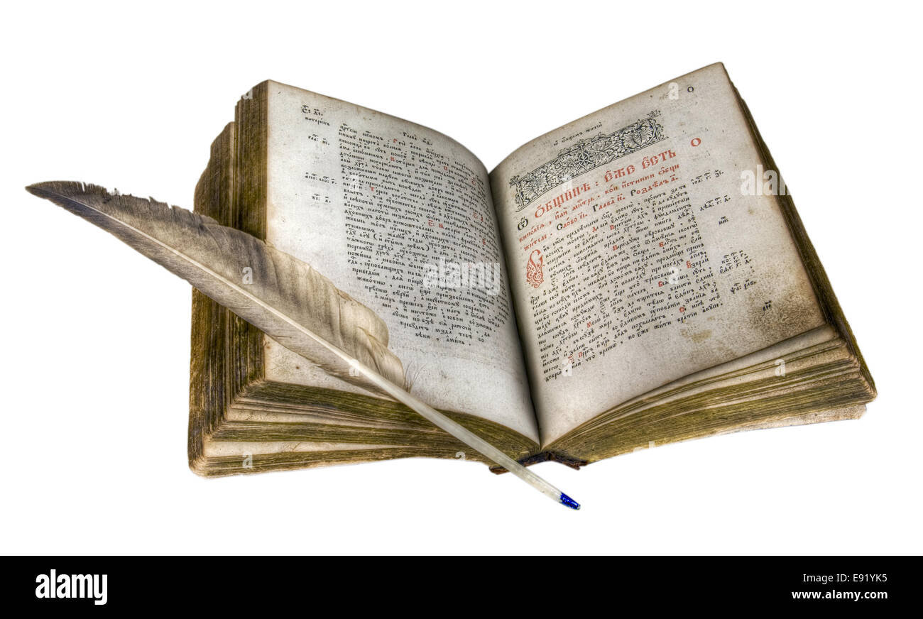 The ancient book Stock Photo - Alamy