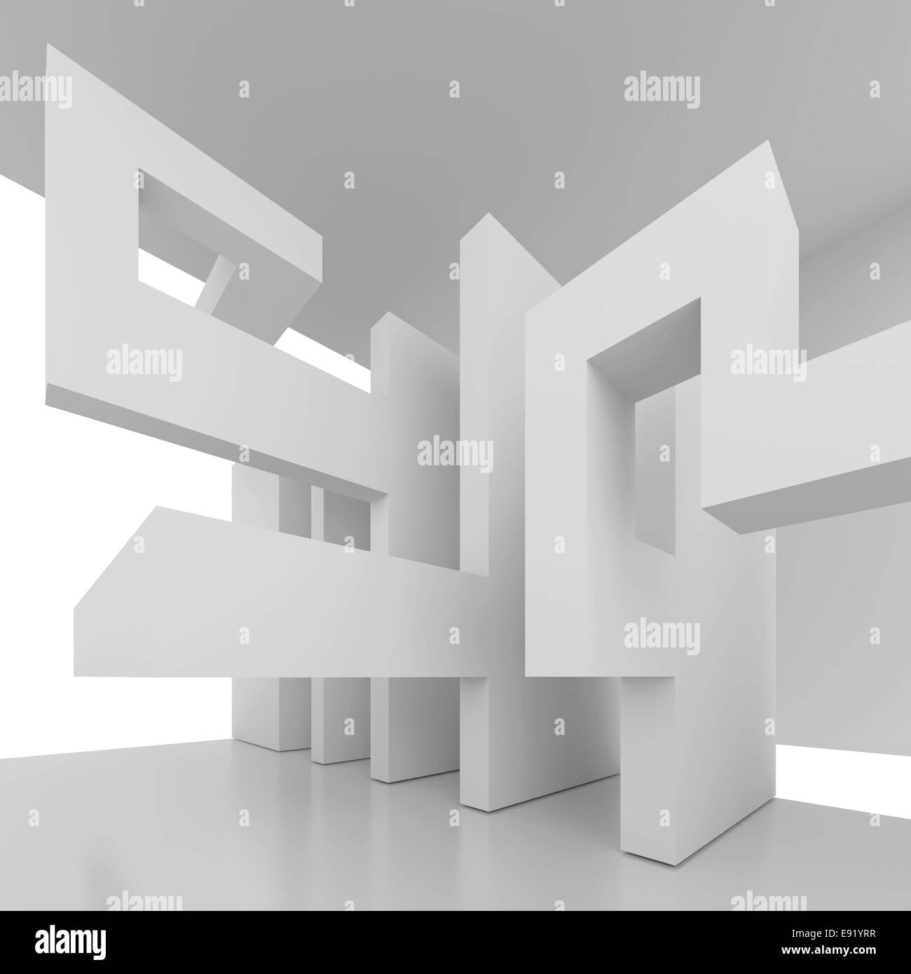 Blue home interior Black and White Stock Photos & Images - Alamy