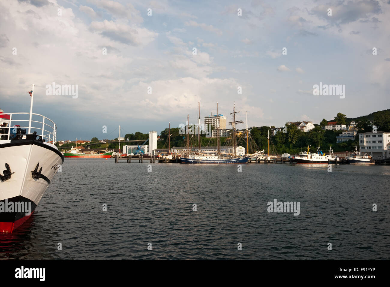 In the harbour of Sassnitz, Ruegen, Germany Stock Photo - Alamy