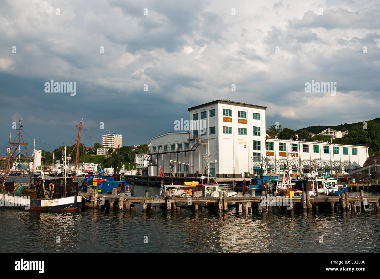 In the harbour of Sassnitz, Ruegen, Germany Stock Photo - Alamy