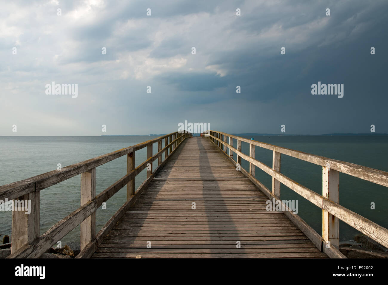 Pier in Sassnitz, Ruegen, Germany Stock Photo - Alamy