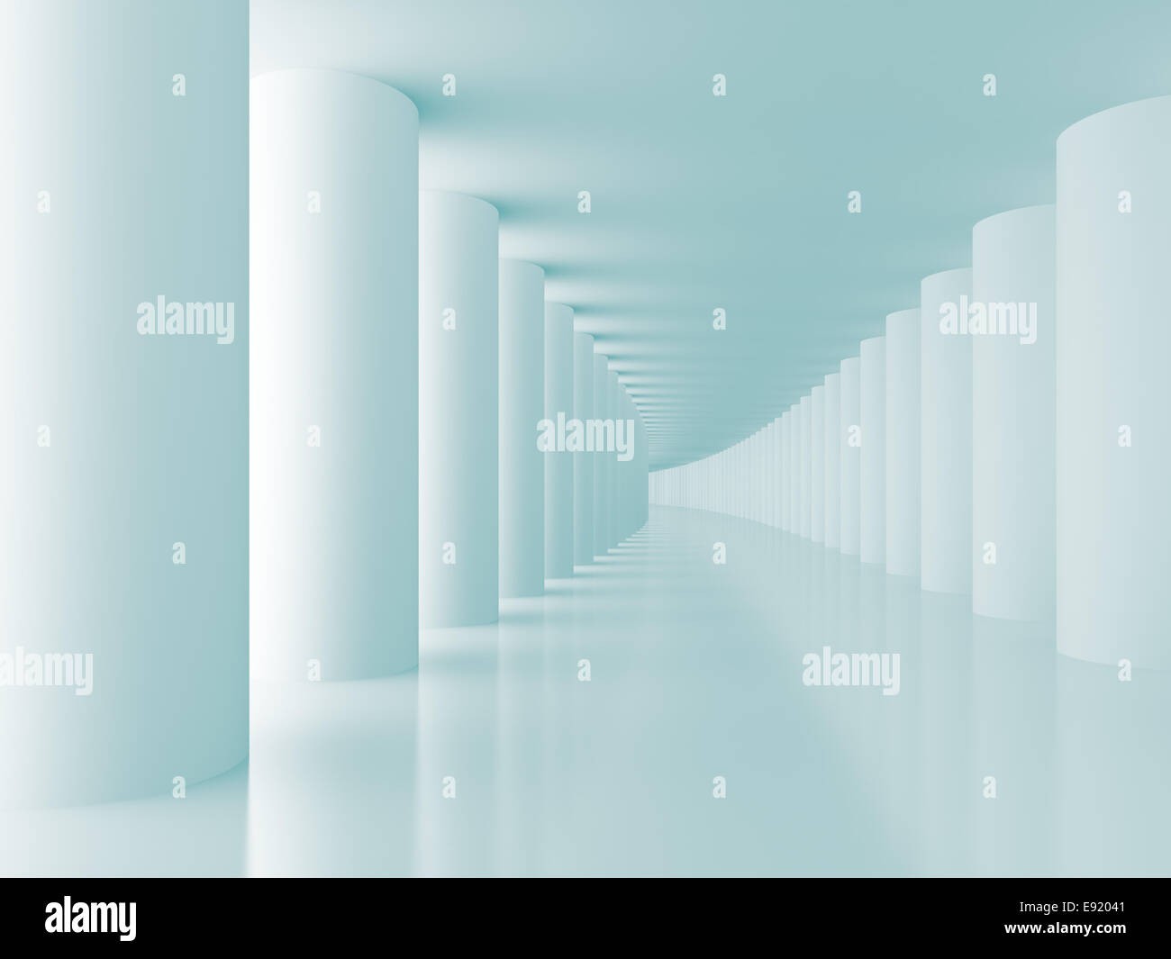Room with columns 3d illustration hi-res stock photography and images ...