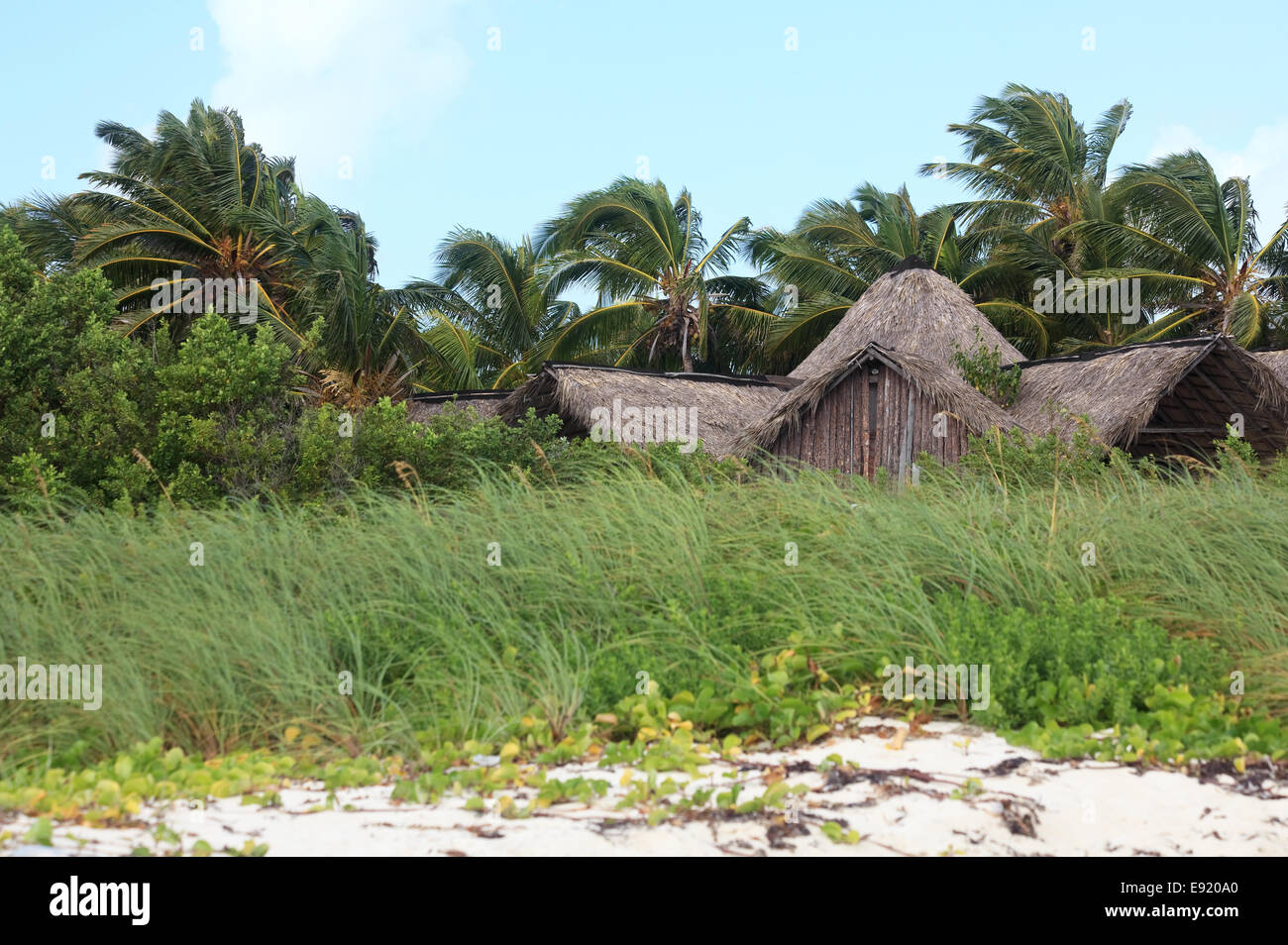 Hut on the island of Cayo Guillermo. Cuba Stock Photo - Alamy